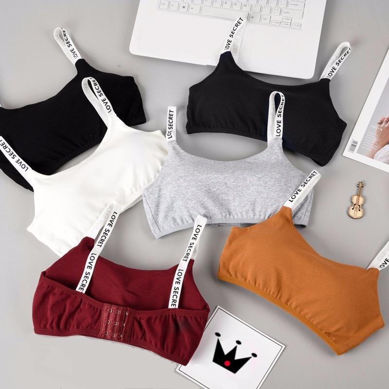 Women Ladies Tube Tops Bra Letters Sling Wrap Underwear Back - TikTok ...
