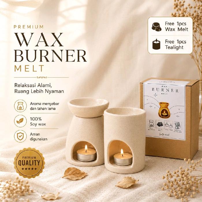 Promo Tungku Aromaterapi Oil Burner Tungku Wax Burner Keramik Premium ...
