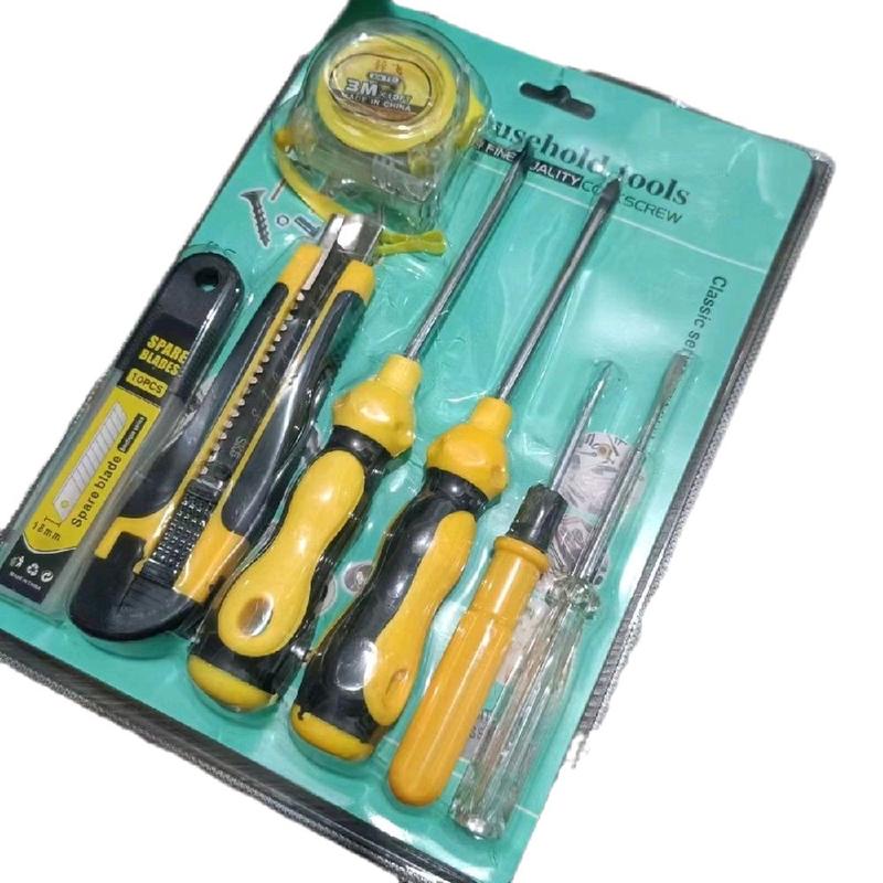 satu set obeng palu cutter meteran alat perkakas rumah - Shop | Tokopedia