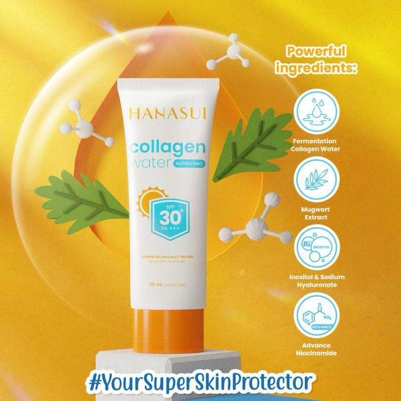 HANASUI Sunscreen SPF30PA+++ Uv untuk Perlindungan Kulit Wajah ...