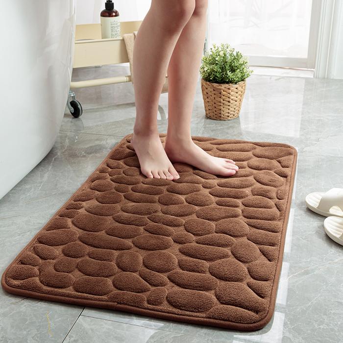 Promo BISA COD H627 Keset Kaki Anti Slip Motif Batu & Kaki / Bahan ...