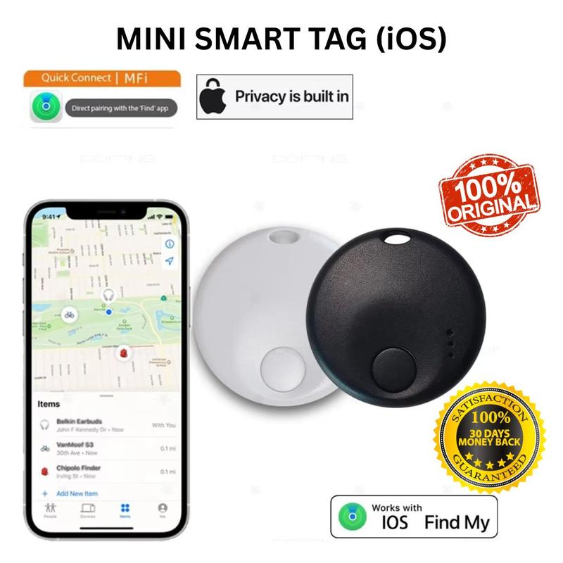 Mini Smart Tag, Bluetooth Luggage Tracker. Works with Apple Find - Shop ...