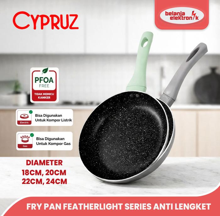Jual CYPRUZ WAJAN PENGGORENGAN ANTI LENGKET FRY PAN FEATHERLIGHT SERIES ...