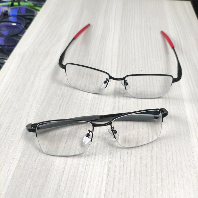 KACAMATA PRIA SPORTY FULL STAINLESS 544 lebar frame 14,1 cm lebar ...