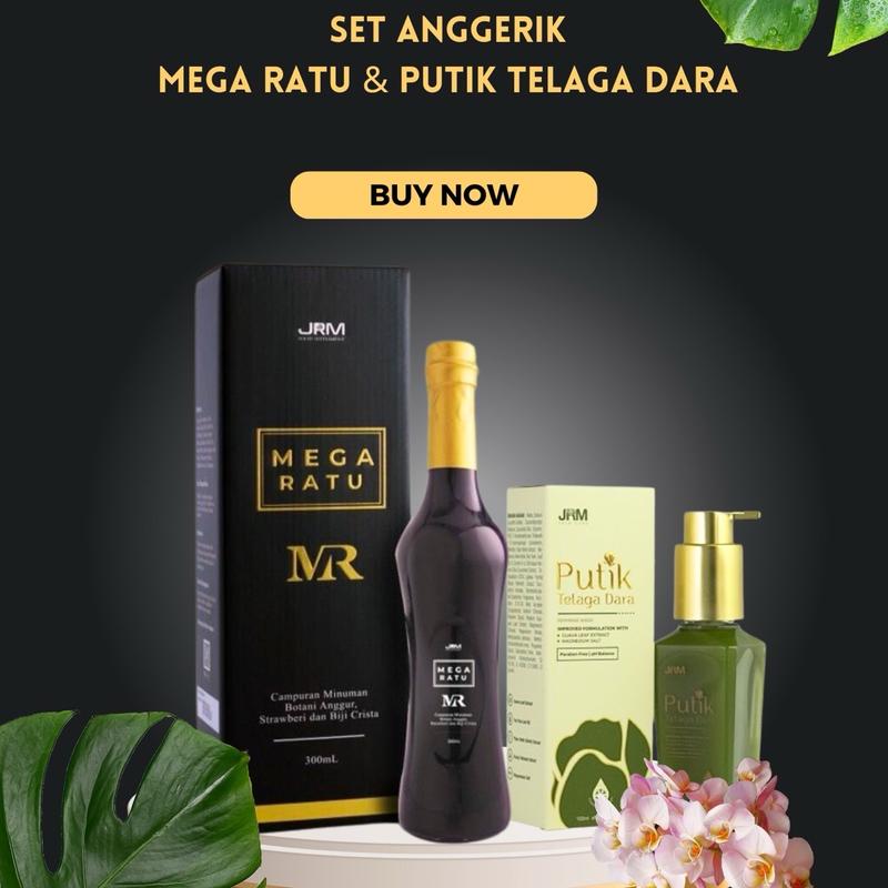 SET ANGGERIK (Mega Ratu + Putik Telaga Dara) - TikTok Shop Malaysia