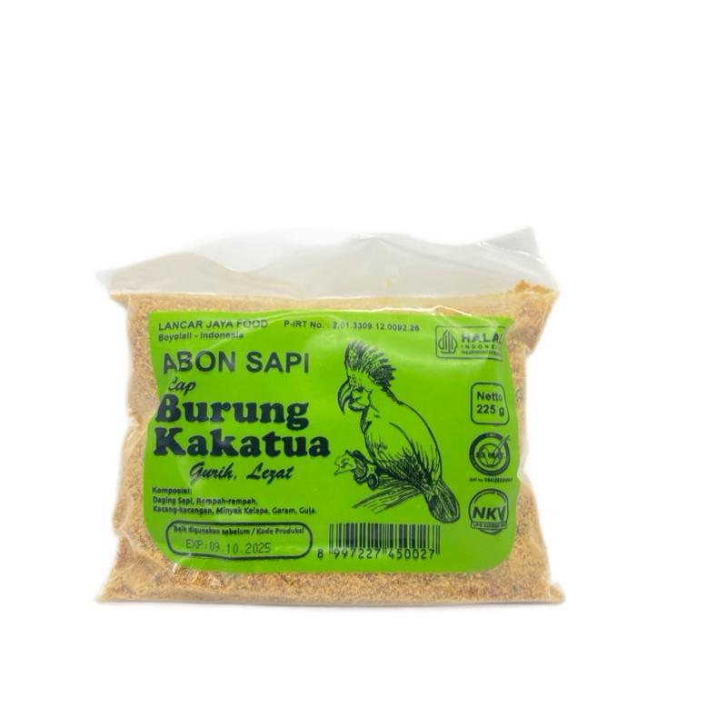 Abon Sapi Cap Burung Kakatua (225g) / Abon Dengan Kualitas Baik - Shop ...
