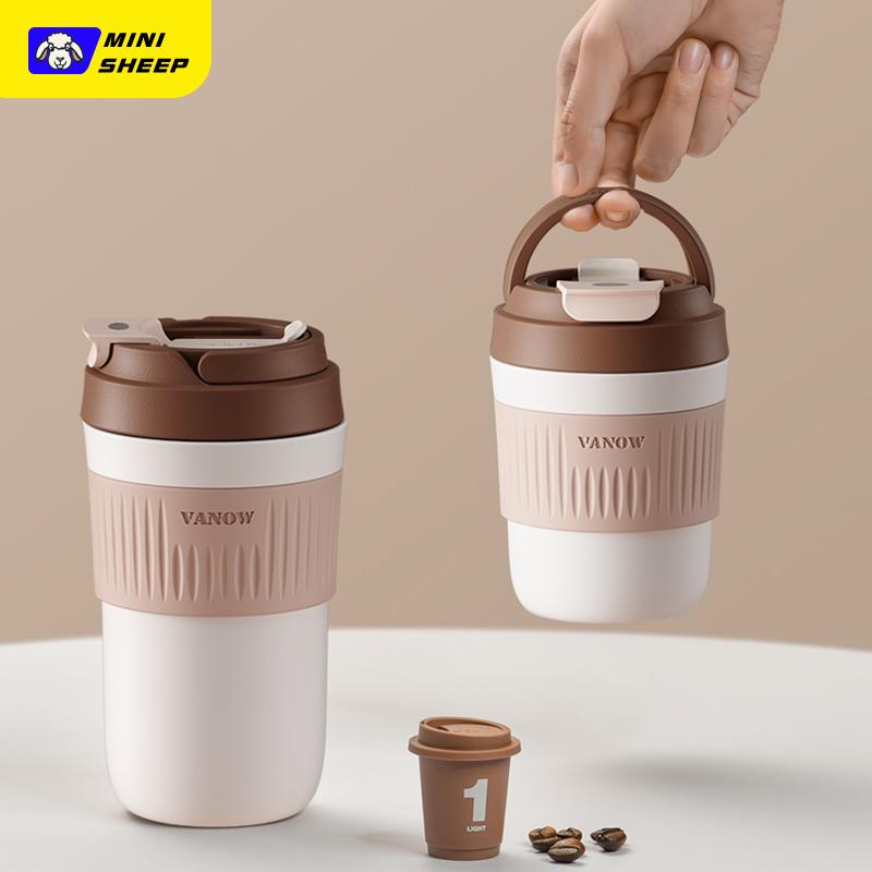 MS Ceramic liner Stainless Steel Coffee Mug With Lid Vacuum Flask ...