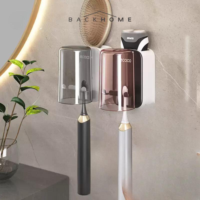 [SG InStock] ECOCO Toothbrush Holder Cup Set Holder + Cup - Automatic ...