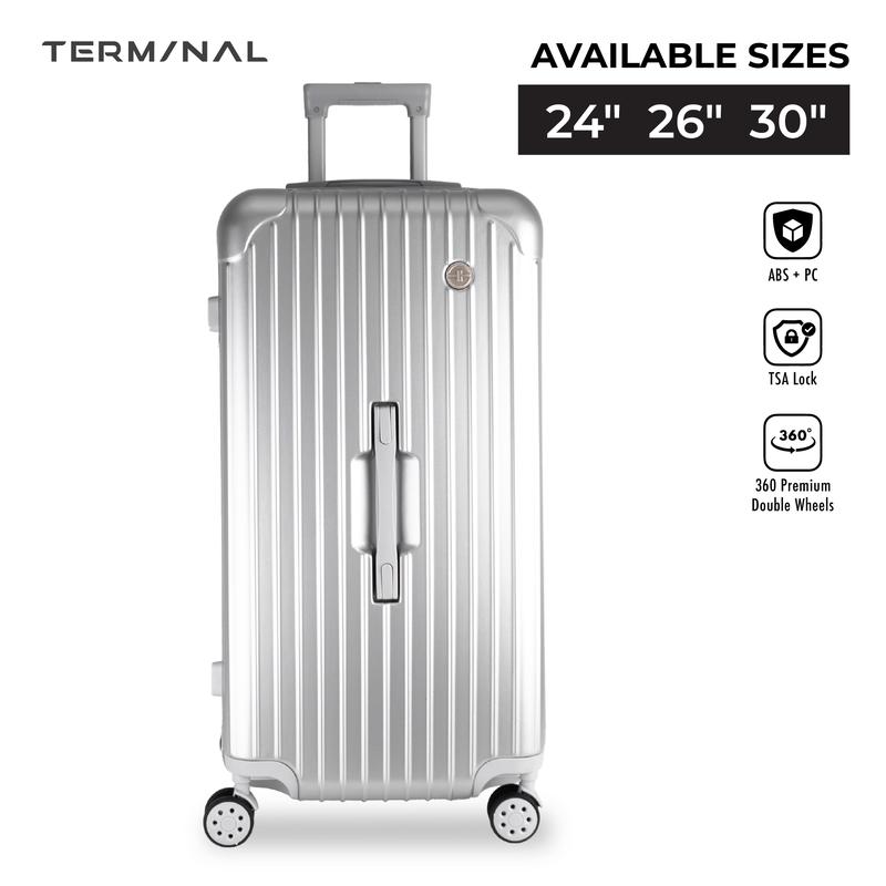 Terminal Trunk 24" / 26" / 30" 360° 8-Wheel Spinner | TSA - TikTok Shop ...