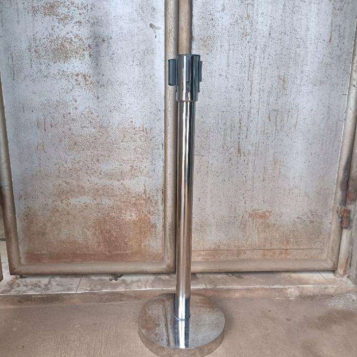 Jual qline/ tiang antrian stainless custome panjang tali 2 meter ...