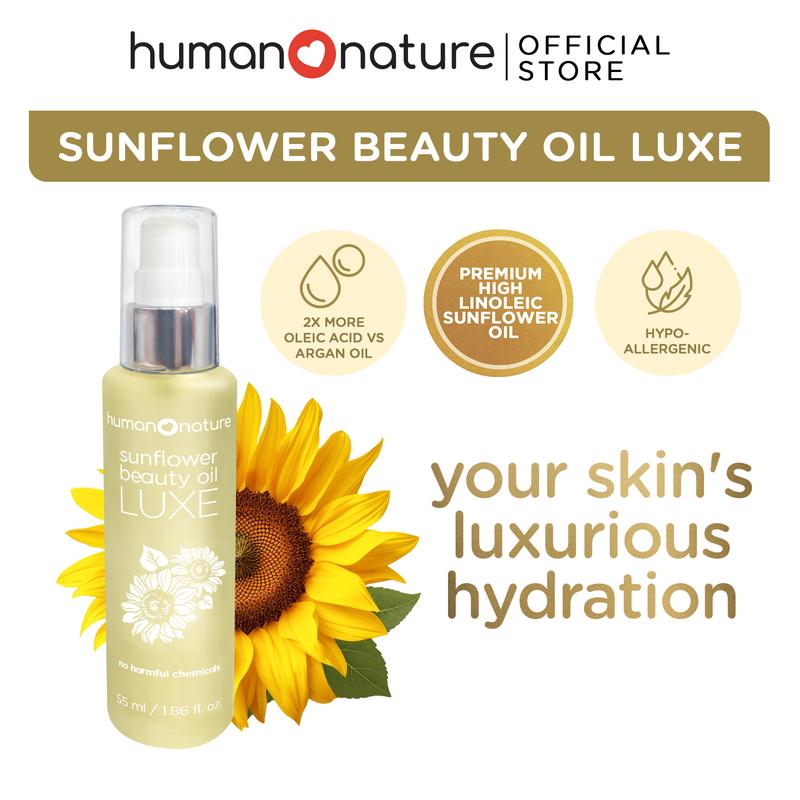 Human Nature Sunflower Beauty Oil LUXE 55ml (No Harmful Chemicals ...