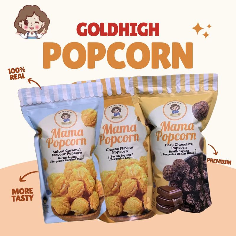 GOLDHIGH Mama Popcorn 66g- Salted Caramel / Cheese / Dark Chocolate ...