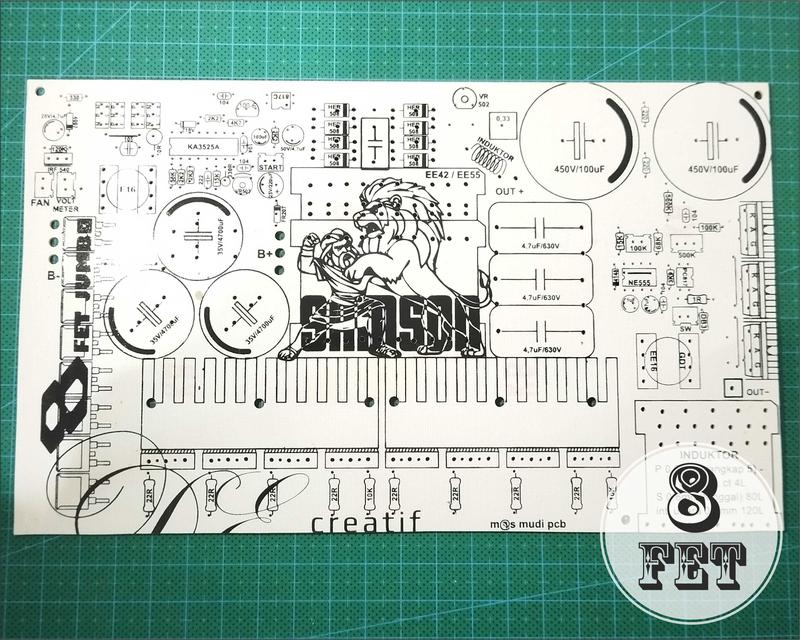 Pcb Pdc 8 Fet Samson - 8 Fet Jumbo - Papan Pcb - Shop | Tokopedia