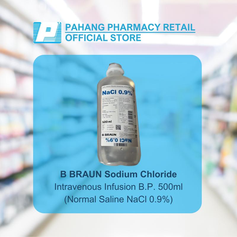 B BRAUN Sodium Chloride Intravenous Infusion B.P. 500ml (Normal ...