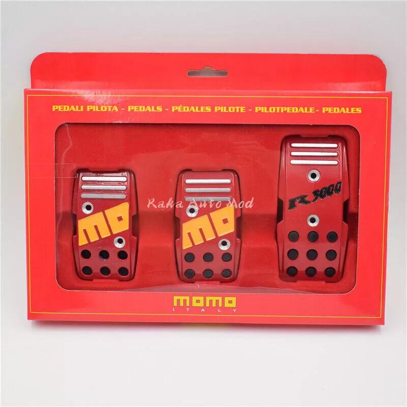 3pcs/set Momo R3000 MT Car Aluminum Non Slip Gas Brake Pedal - TikTok ...
