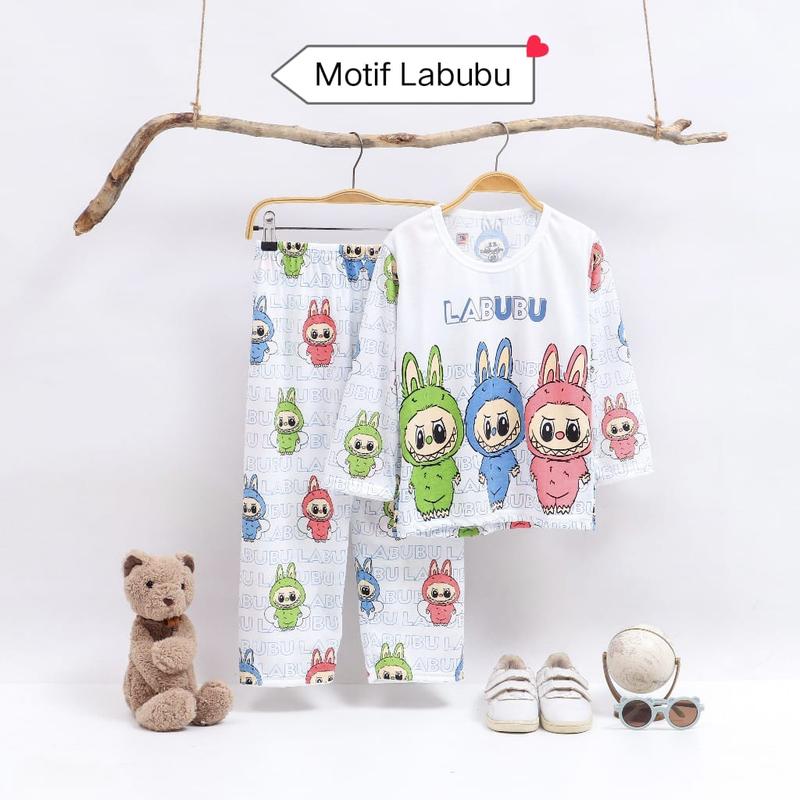 PAKAIAN ANAK / SET PIYAMA ANAK / SETELAN PANJANG ANAK CEWE DAN COWO ...