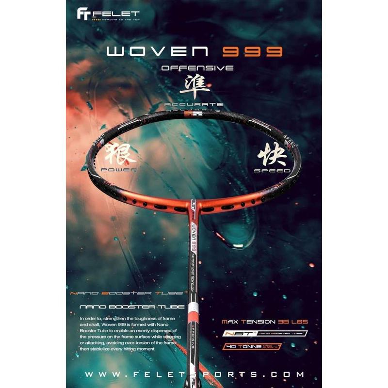FELET WOVEN 999 (Frame Only) FREE 1x FELET STRING & 1x APACS - TikTok ...
