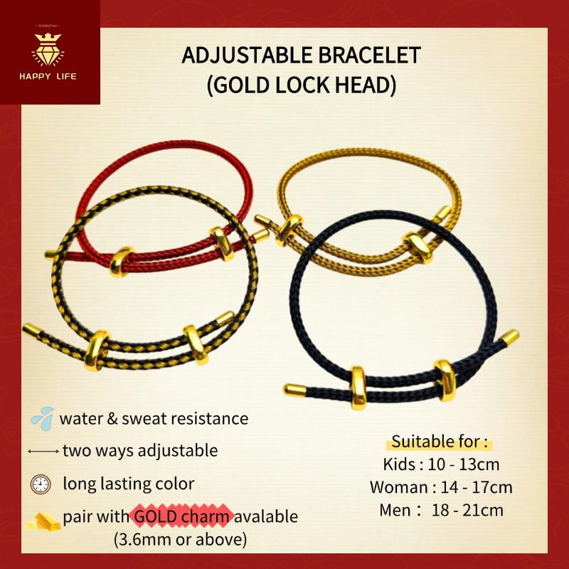 Ready Stock 3MM Rantai Tangan Gelang Boleh Laras Tali Budak Dewasa ...