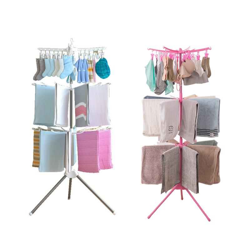 3 Tier Towel Rack Household Laundry Rack Plastic Drying Rack - TikTok Shop Malaysia