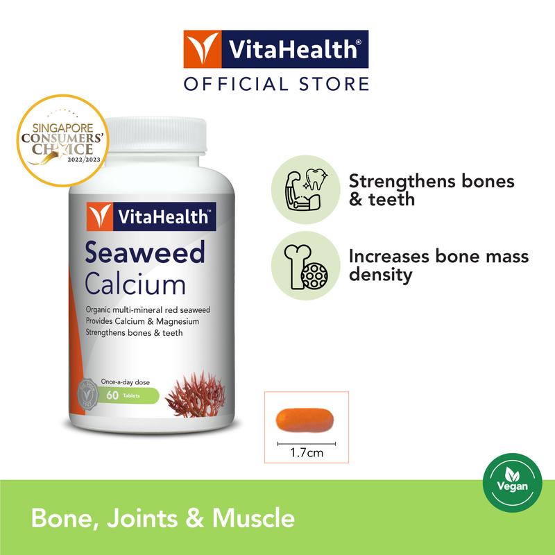 VitaHealth Seaweed Calcium 60s [EXP 10-2027] - helps to support ...