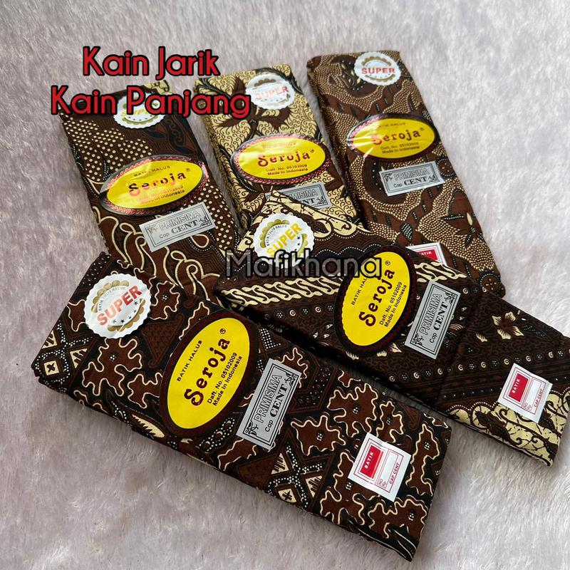 Kain Jarik Batik Seroja Kain Panjang Kain Coklatan Kain Bawahan - Shop ...