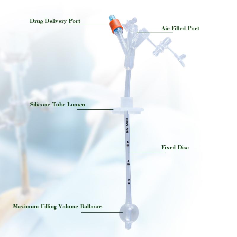 Califed Silicone Gastrostomy Tube Multi Functional Connector X-Ray ...