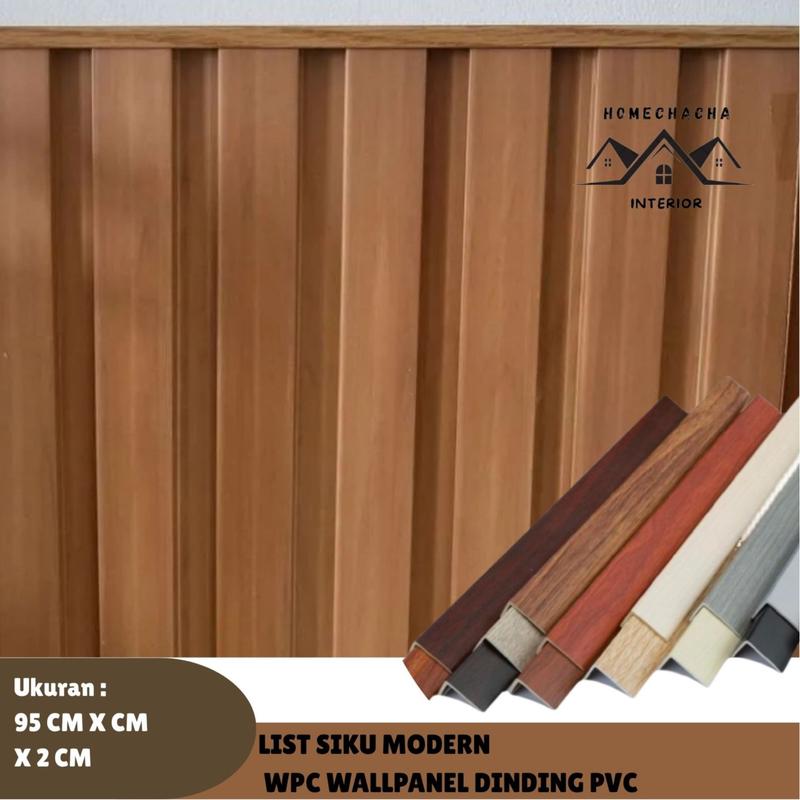 List Wpc ukuran 95 Cm | List siku segitiga Sama sisi anti rayap bahan ...