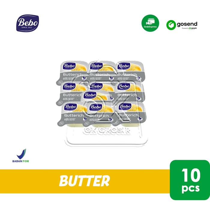 Promo Butterich BEBO 60% 10gr x 10 pcs Margarin Portion Oles (KHUSUS ...