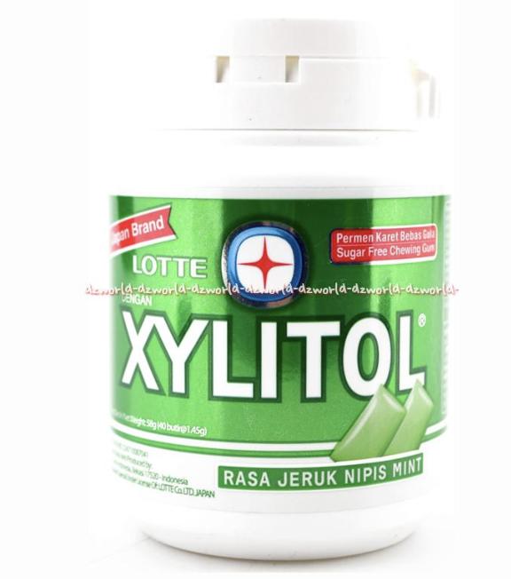 Lotte Xylitol 58gr Permen Mint Rasa Freshmint Stroberi Jeruk Nipis ...