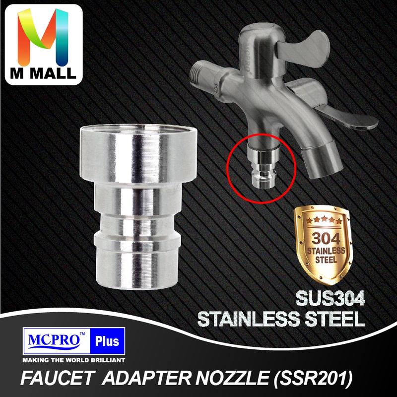 Faucet Tap SUS304 Stainless Steel Adapter Quick Connector Washing ...