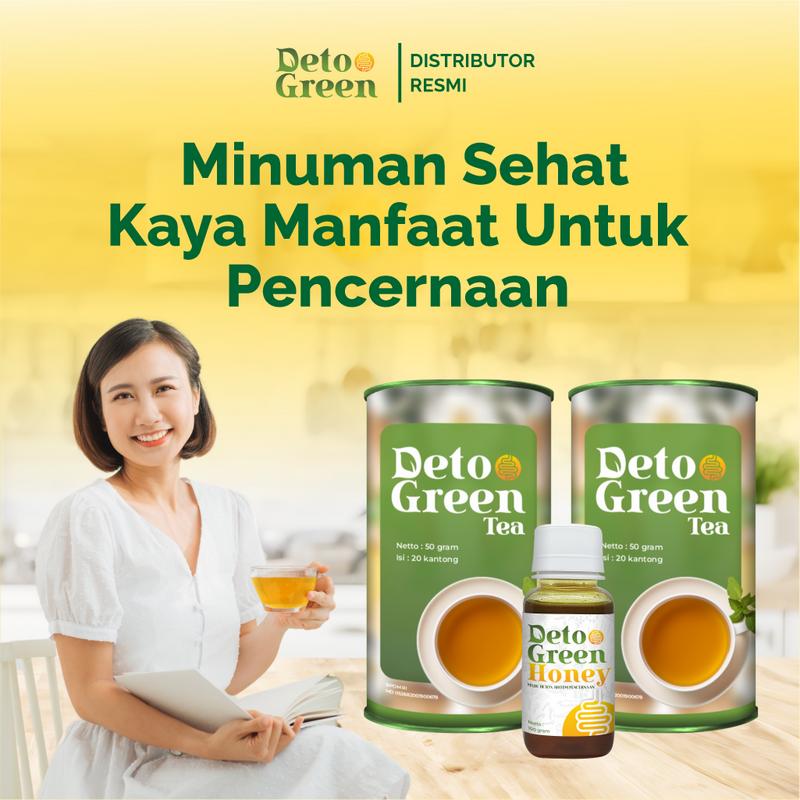 Teh Detogreen – Minuman Herbal Untuk Bantu Lancarkan Pencernaan - Shop ...