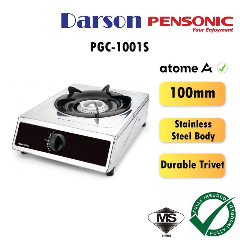 Pensonic Single Burner Gas Cooker Dapur Gas Stainless Steel Easy ...