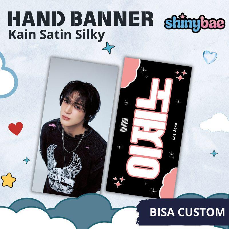 Custom Fabric Slogan Banner NCT DREAM KPOP Handbanner Bisa Request ...