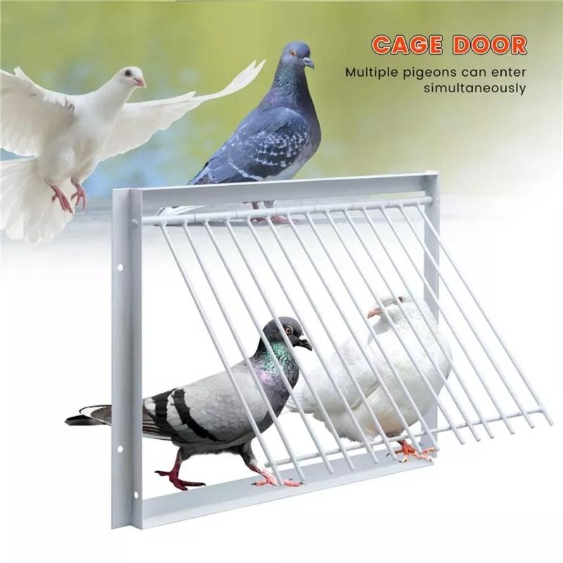 30/40/50/60cm T-Pigeon Trap Door with Frame Birds Loft Cage Entrance ...