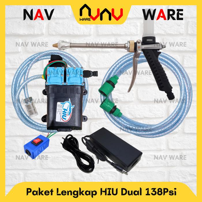 Jual Paket Lengkap HIU Dual Pump Original 138Psi High Pressure Pompa ...