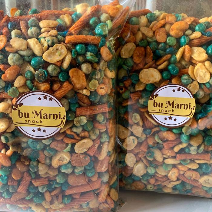 Jual kacang campur mix /kacang kapri ijo jaipong kemasan 500gr - Kab ...