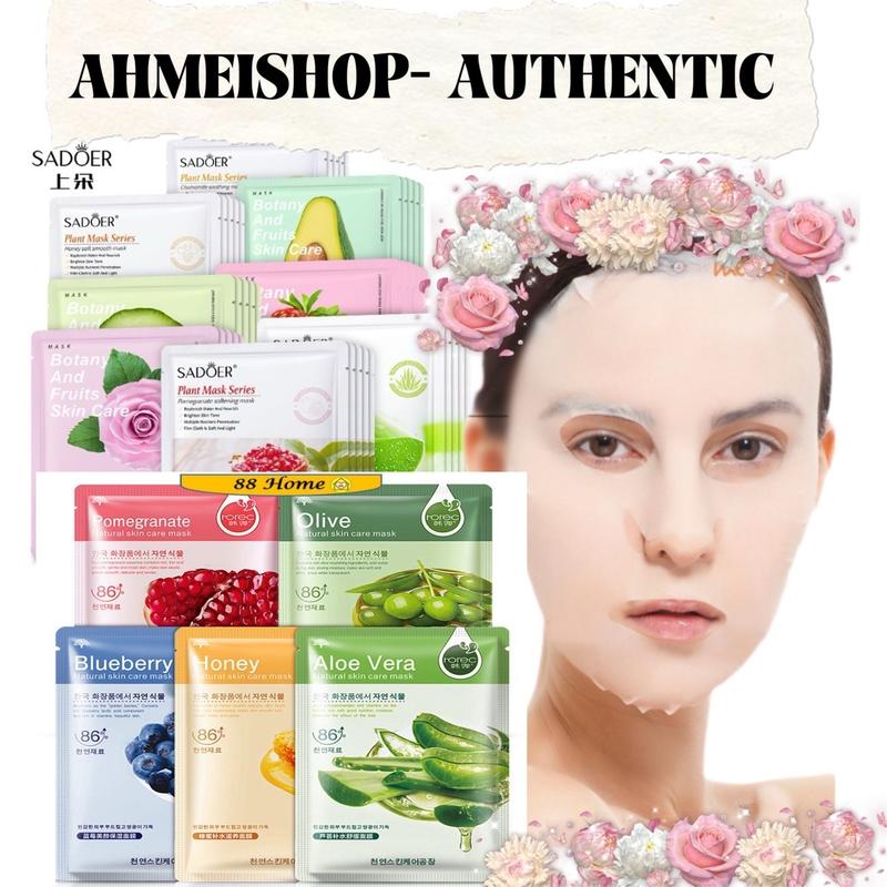 Sadoer Face Mask Soft And Thin Moisture Rich In Natural Plants - TikTok ...