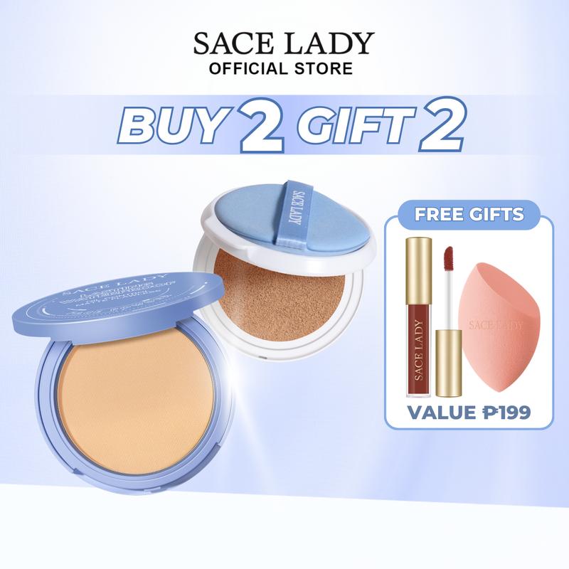 [COD] SACE LADY 4pcs Face Makeup Set Oil Control Powder+Long - TikTok ...