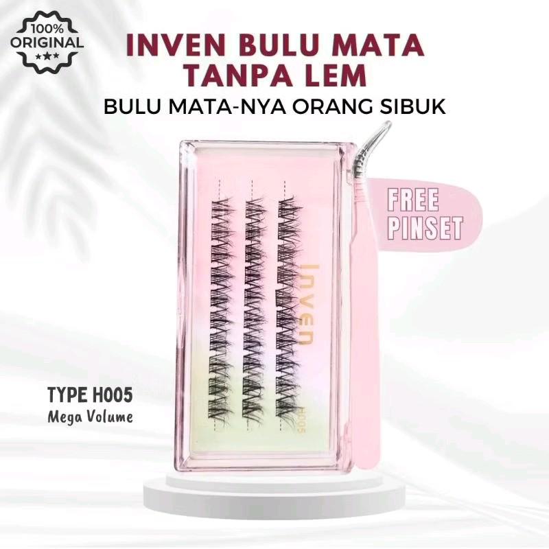 {BULUMATA TANPA LEM } inven eyelash H005 (bulu mata tanpa lem) - Shop | Tokopedia