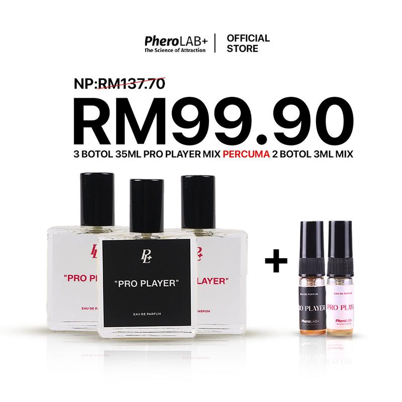 Perfume PRO PLAYER Untuk Lelaki dan Wanita oleh PheroLAB+ - 35ml ...