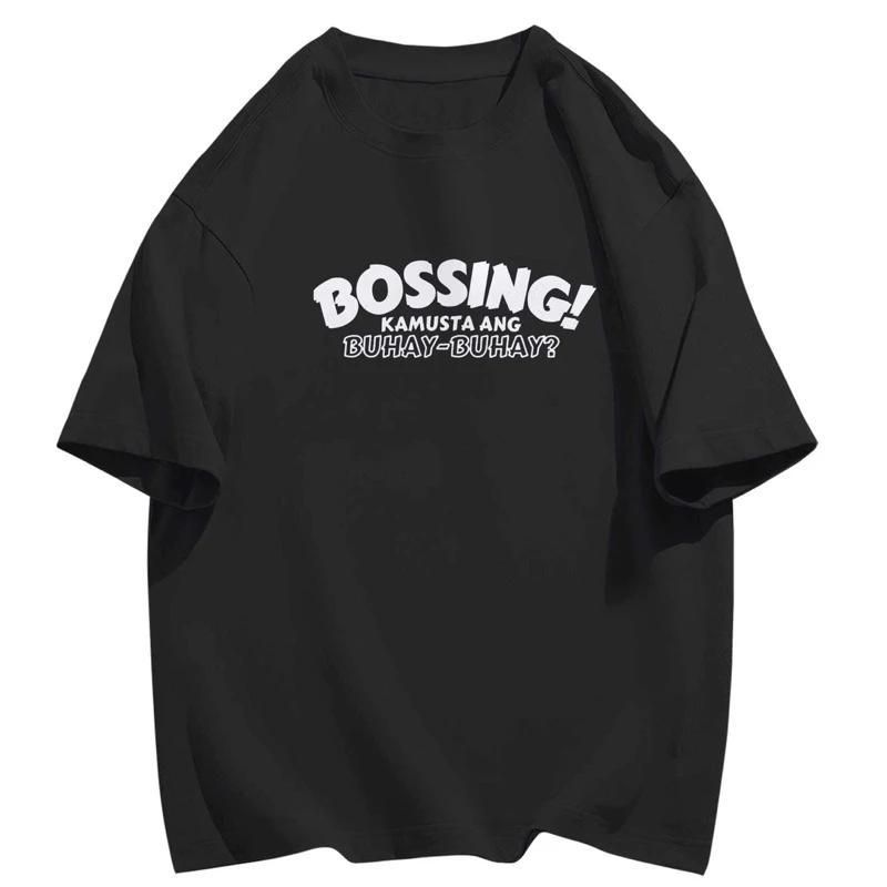 【CODready to ship】BOSS BOSSING Unisex Cotton T-Shirt - Comfortable ...