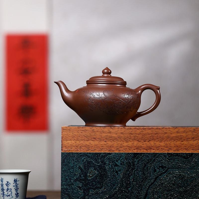 Smiling cherry blossoms zisha teaport guo craftsman Pot Classic ...