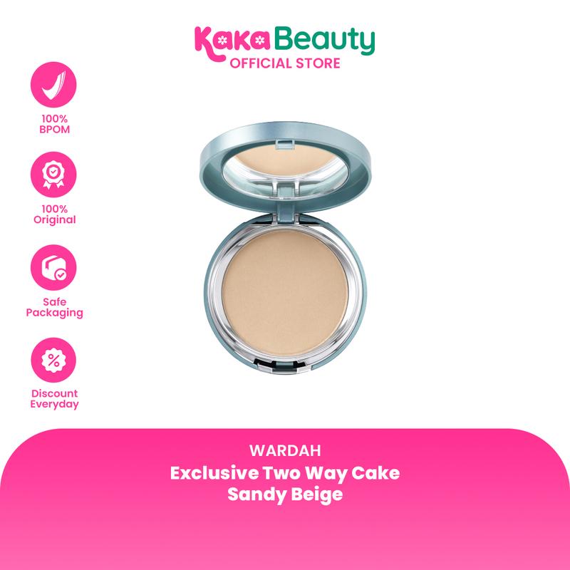 WARDAH EXCLUSIVE TWO WAY CAKE - Shop | Tokopedia