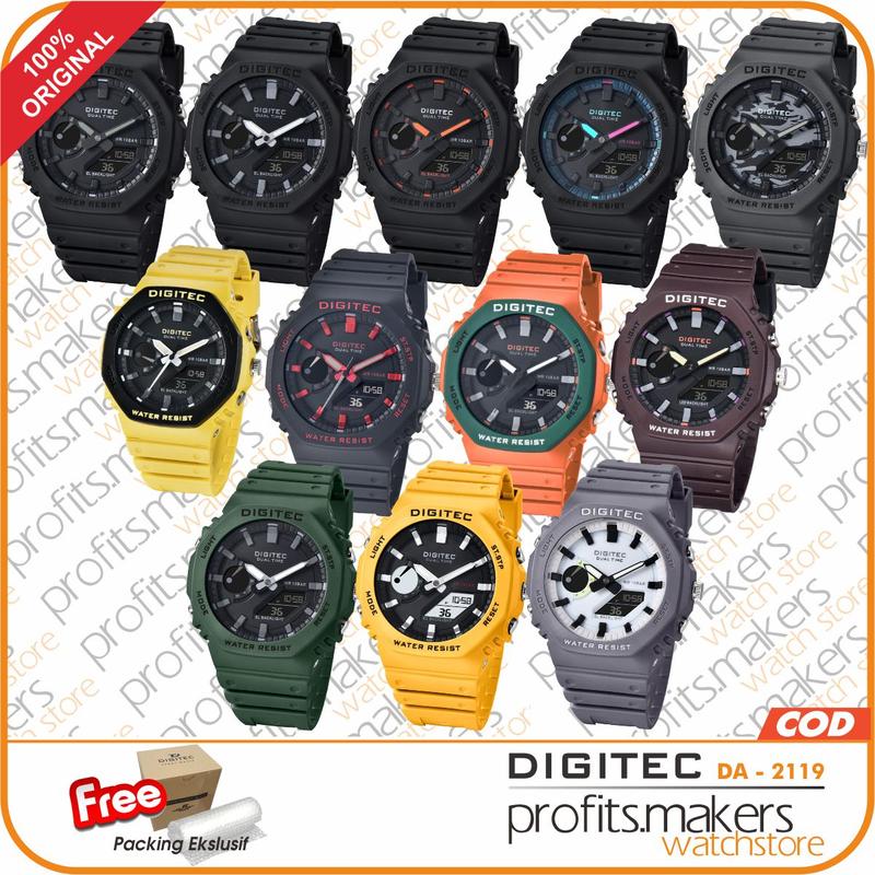 DIGITEC DA 2119 / DA-2119 / DA2119 Watch DG Jam Tangan ORIGINAL ...