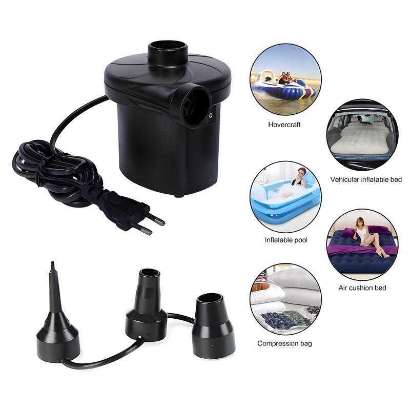 Electric Air Pump Home Inflate Deflate for Air Mattress Swimming ...