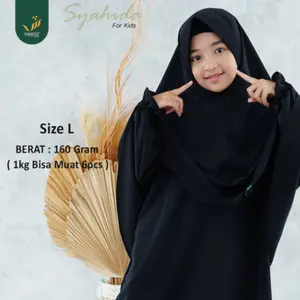 Alifa 120 | Jilbab Segi Empat Wolfis Jumbo Nyaman untuk Sekolah Dan ...