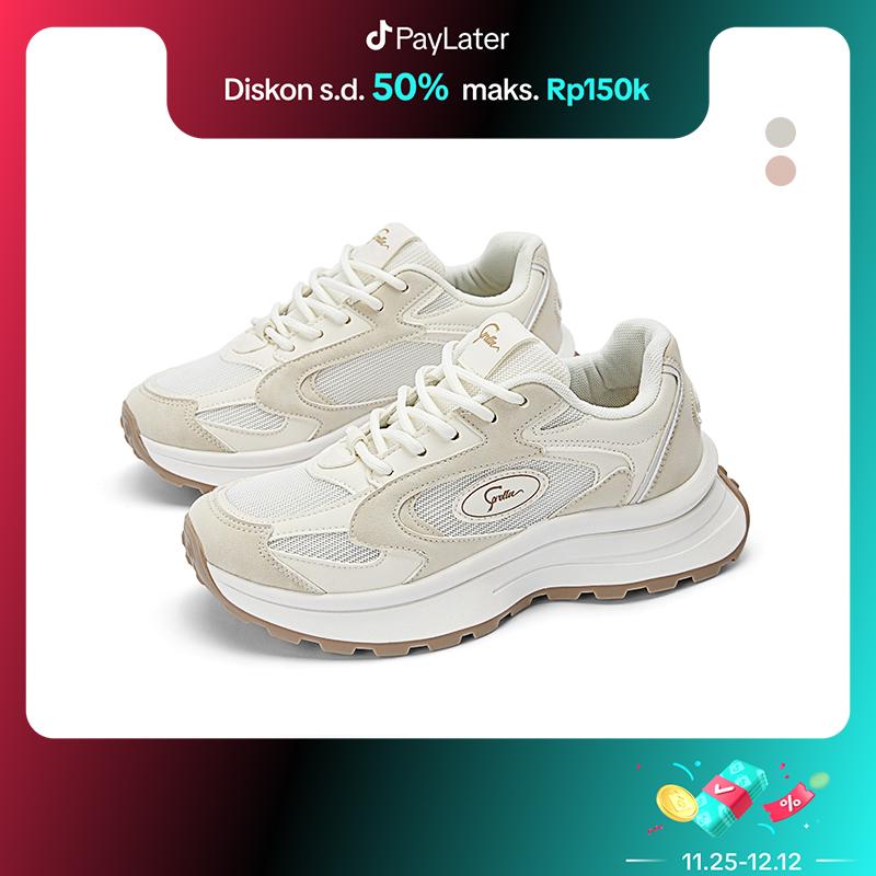 COROLLA Cream Sepatu Sneakers Wanita Casual Sepatu Putih Pin - Shop ...