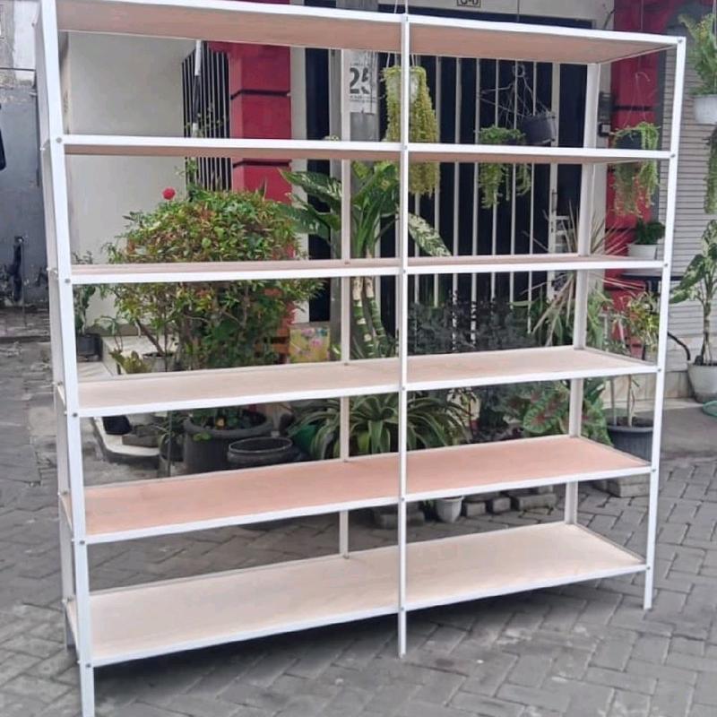 Rak besi siku rak gudang rak toko rak ciki - Shop | Tokopedia