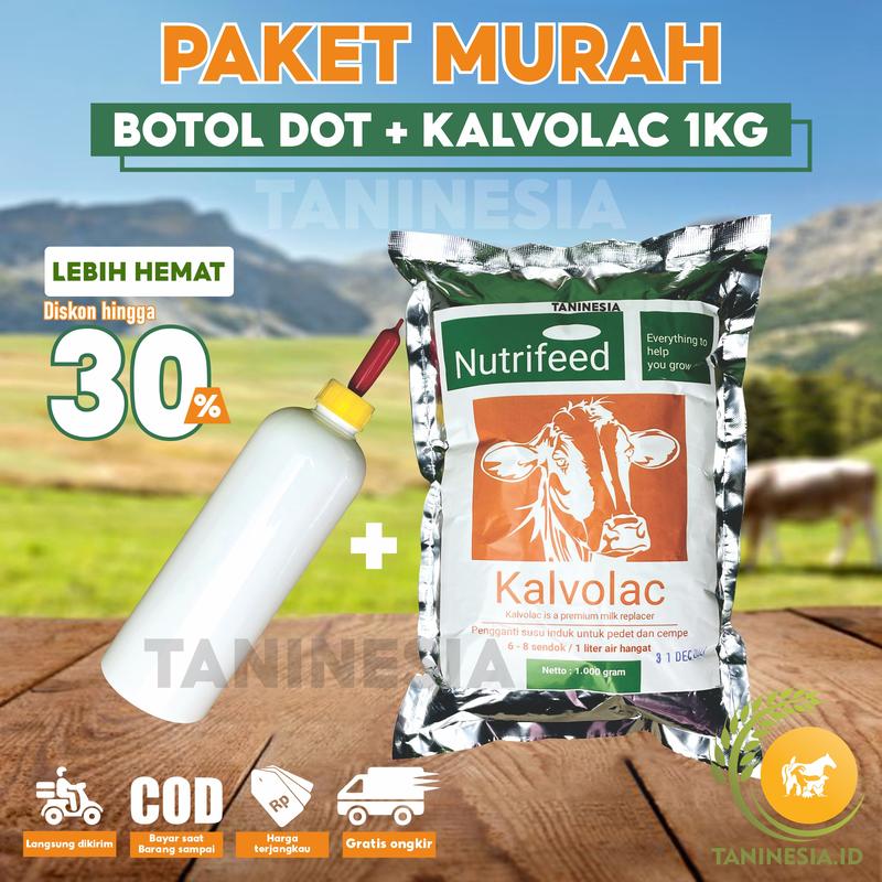 Susu Kalvolac + Dot Kambing Botol Dot Sapi Kalvolak Original - Shop ...
