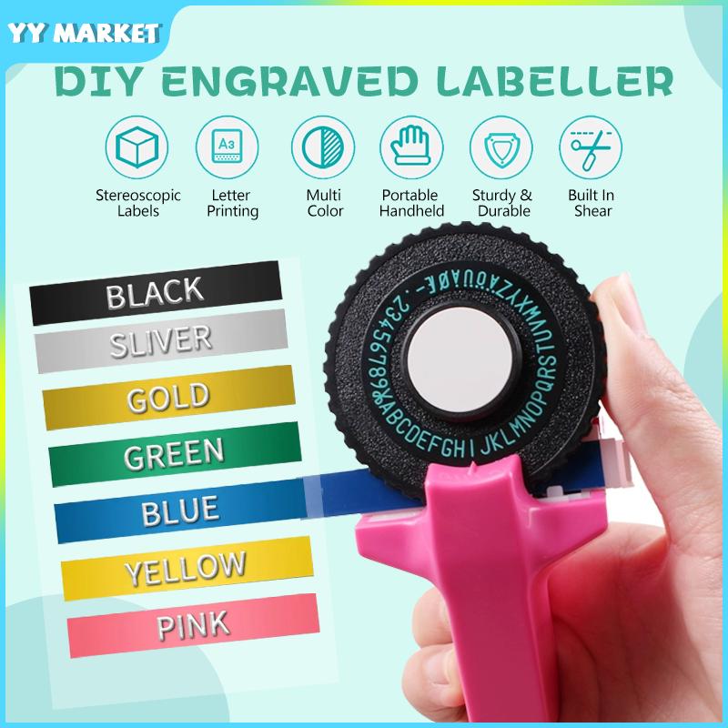 MoTex Label Maker Typewriter Maker Refill Tape 9MM Black Office ...